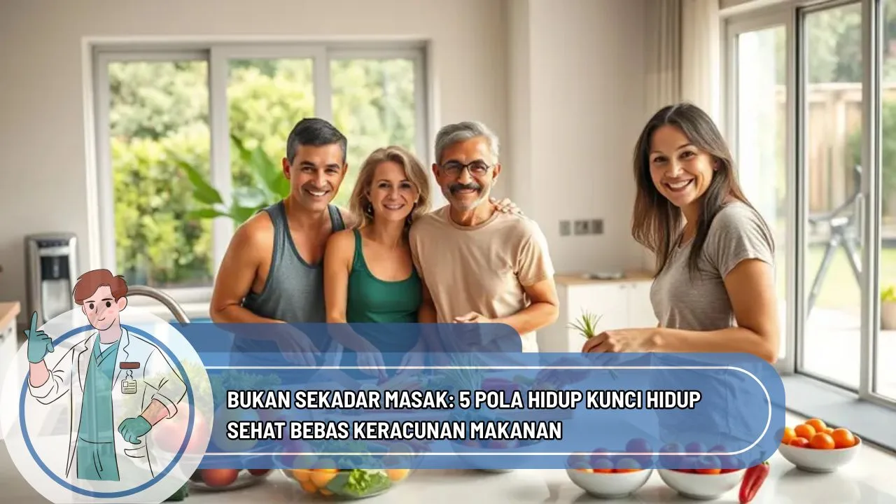 Bukan Sekadar Masak: 5 Pola Hidup Kunci Hidup Sehat Bebas Keracunan Makanan